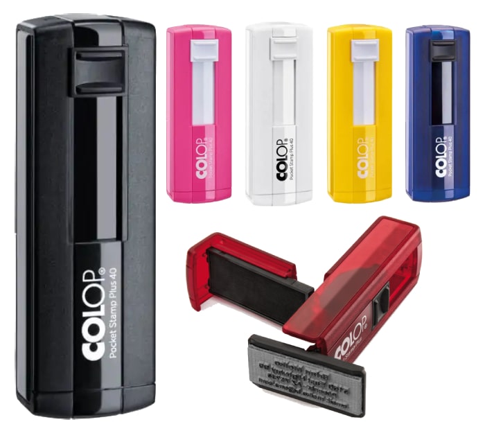 Suministros para las Artes Graficas: Sello Colop Pocket Stamp Plus 40 ...