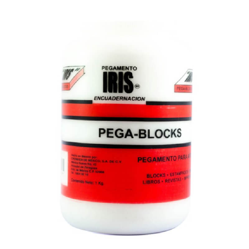 Suministros para las Artes Graficas: Pegamento para block IRIS Blanco Litro