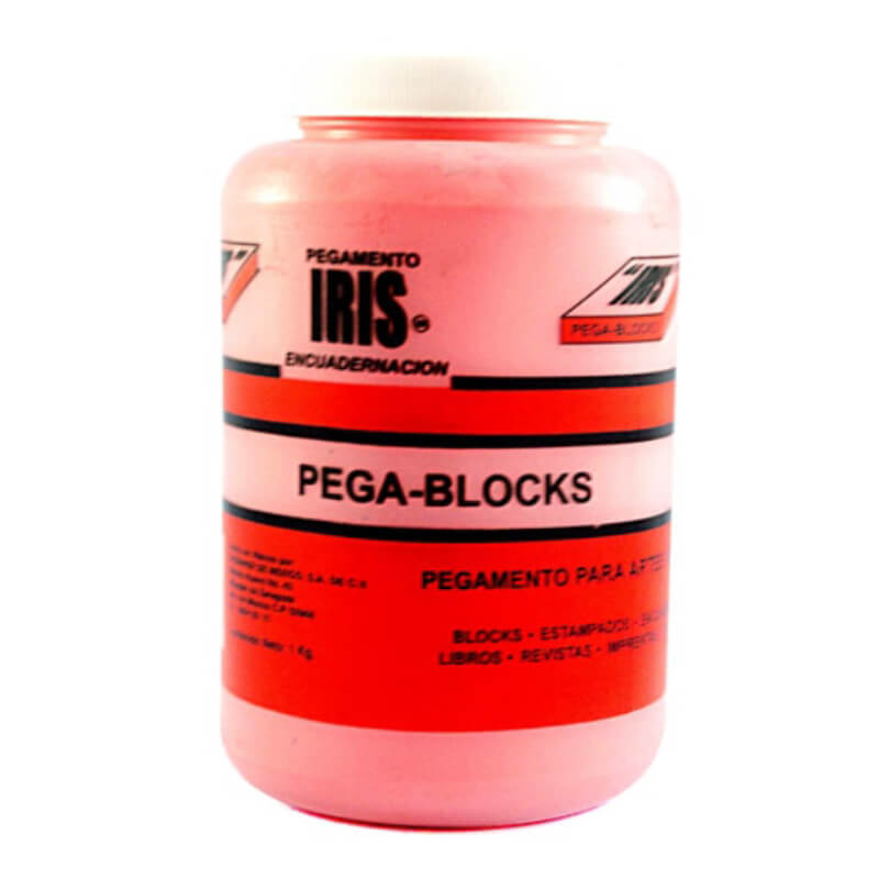 Suministros para las Artes Graficas: Pegamento para block IRIS Rojo Galón