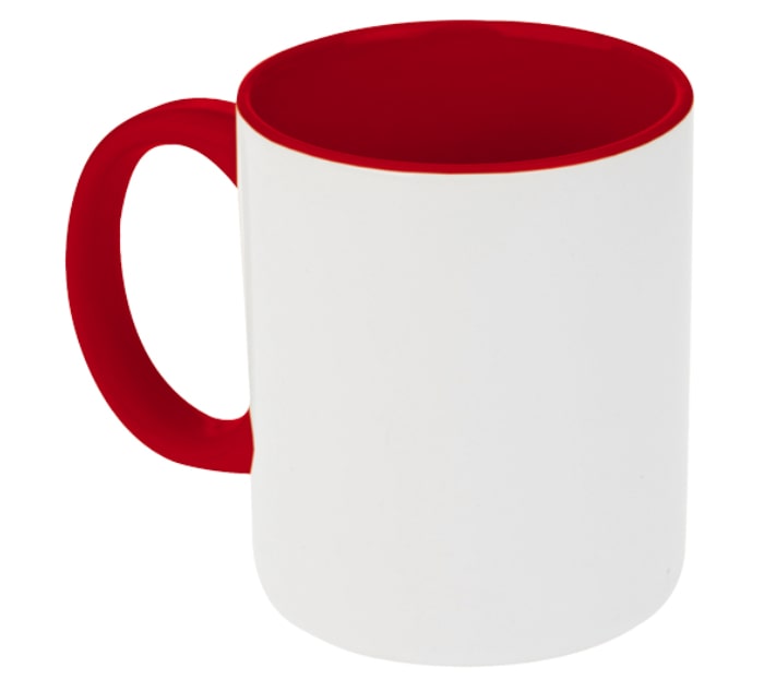 Suministros para las Artes Graficas: Taza cerámica bicolor con interior ...