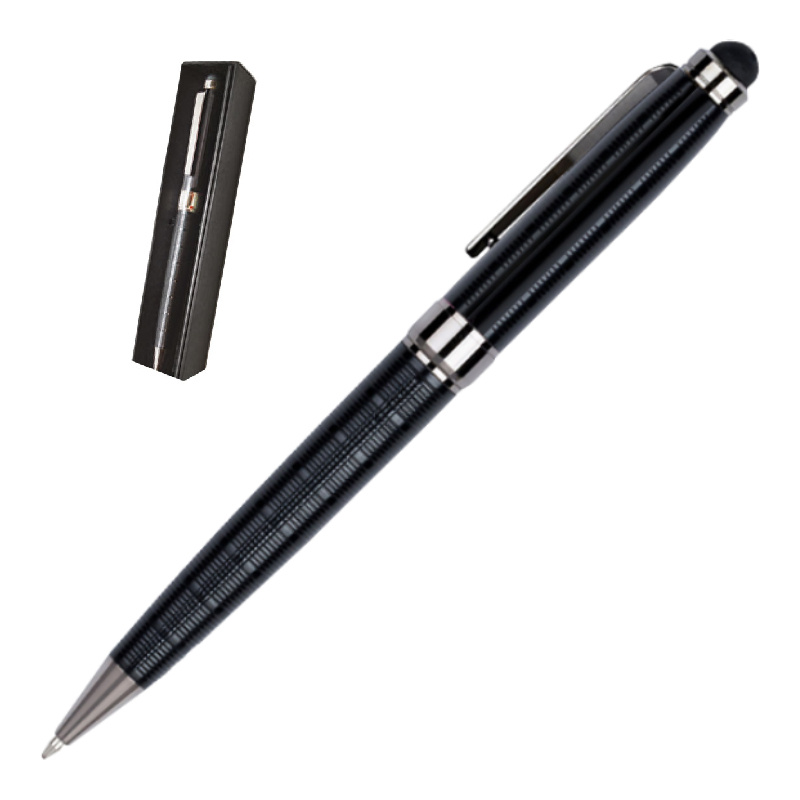 Suministros para las Artes Graficas: Pluma metálica negra Classy con ...